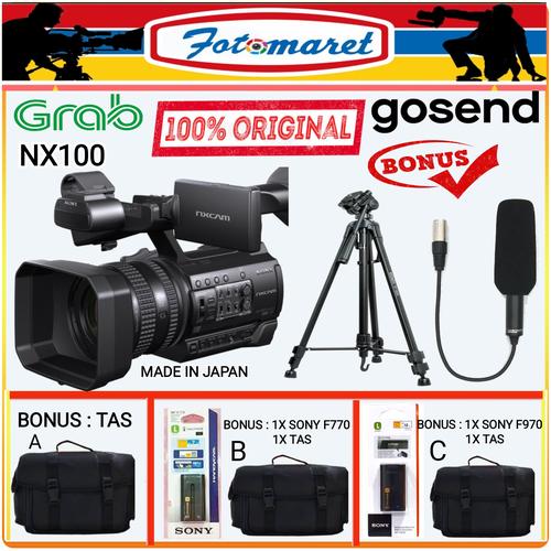 Jual SONY HXR-NX100 CAMCORDER PROFESIONAL / SONY NX 100 - NO BOX ...