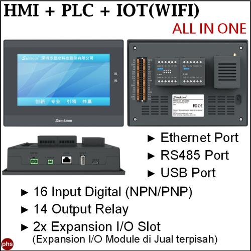 Jual Samkoon Integrated HMI+PLC+IOT All in One - HMI+PLC+IOT - Kota Bogor - PLC HMI SCADA ...