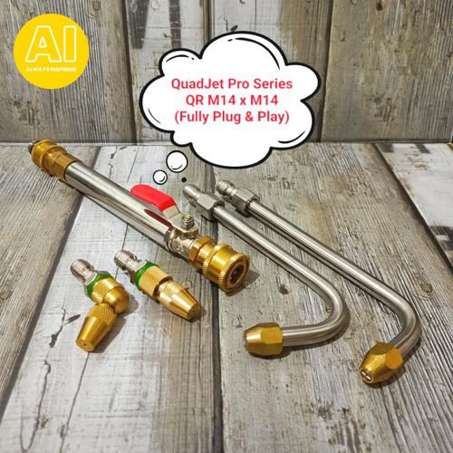 Jual QuadJet Pro Series QR M14 x M14 Set Keran Jet Cleaner untuk Cuci ...