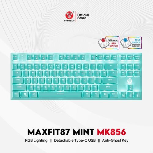 Jual Fantech Maxfit87 Mechanical Keyboard Special Edition Mint with ...