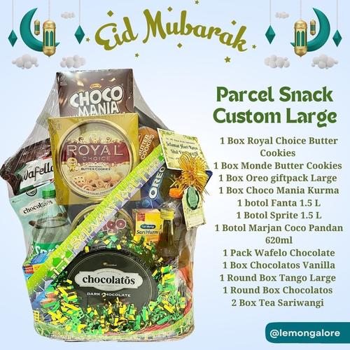Jual Premium Parcel Snack Lebaran / Hampers Snack Idul Fitri Besar ...