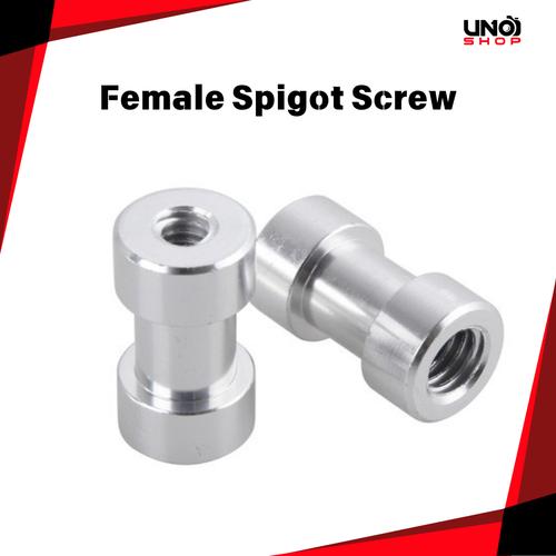 Jual Female Studio Spigot Screw Adapter 1/4" & 3/8" Thread - Kota ...