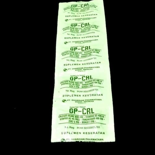 Jual GP-CAL Suplemen kesehatan tulang Strip - Kab. Tangerang - acc ...