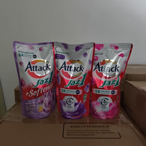 Jual Deterjen Cair Attack Jaz1 700g - Semerbak Cinta - Kota Surabaya ...