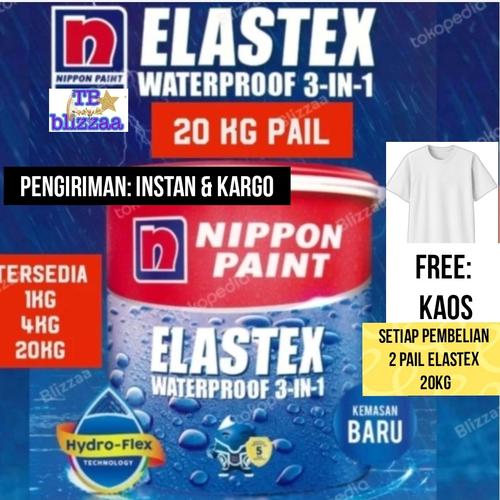 Jual Elastex 20 kg Pail Asli Pabrik Nippon Paint Aneka Warna 20kg Kargo ...