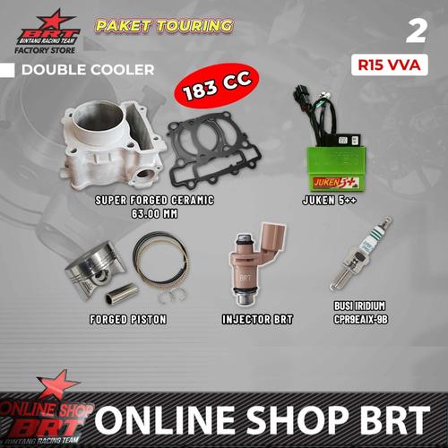 Jual PAKET TOURING BORE UP CERAMIC TOURING 2 & 3 BRT R15VVA R15 VVA V3 ...