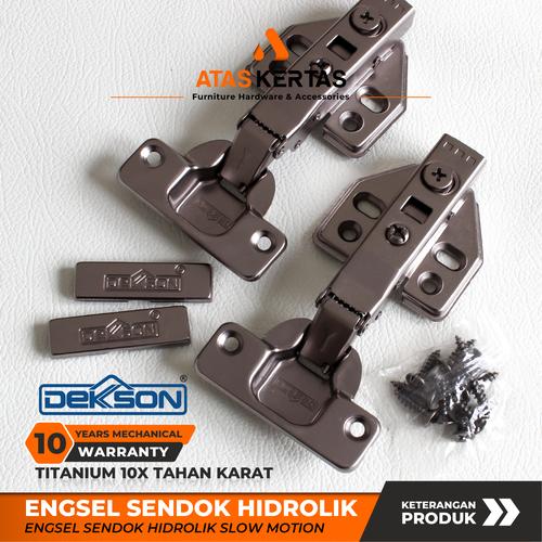Jual TITANIUM engsel sendok slow motion hitam DEKKSON - engsel sendok ...