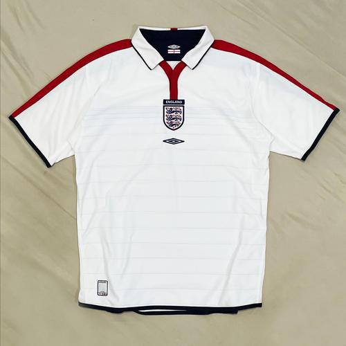 Jual Original Umbro England Home Kit 2003 2004 2005 Jersey Bola Vintage ...