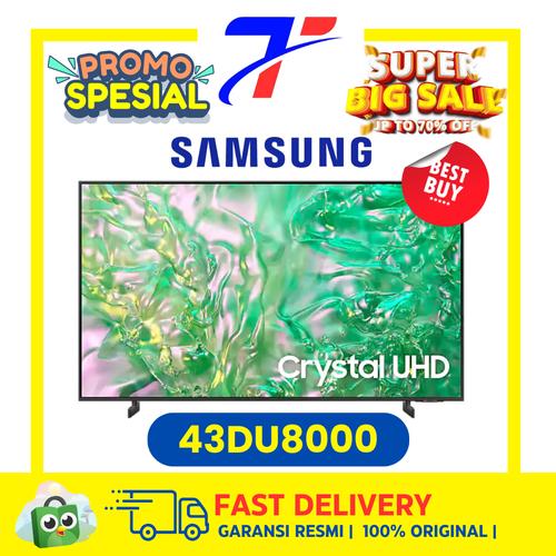 Jual Samsung 43DU8000 Smart TV 43 INCH LED Crystal UHD 4K UA43DU8000K ...