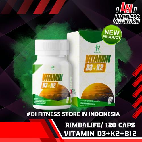Promo RIMBALIFE Vitamin D3 400IU + K2 120mcg - 60 Tablet Immune Support ...