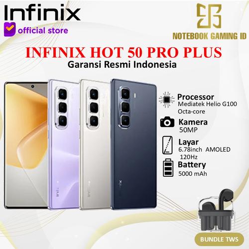 Promo Infinix Hot 50 Pro plus Pro+ 8/256GB - Helio G100 GARANSI RESMI ...