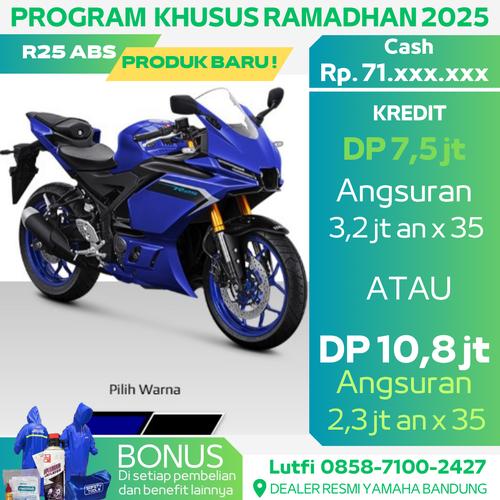 Jual Yamaha R25 ABS 2025 Racing Blue / Motor Yamaha R25 Biru ABS 2025 ...