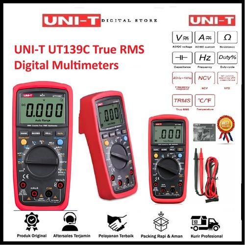 Jual UNI-T UT139C True RMS Digital Multimeters - UT139C Alat Ukur RMS Digital Multimeter - Kota ...