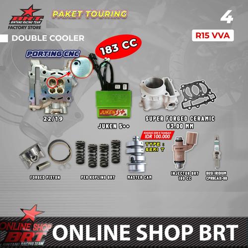 Jual PAKET TOURING BORE UP CERAMIC TOURING 4 BRT R15VVA R15 VVA V3 ...