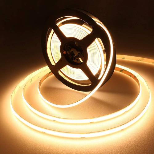 Jual LAMPU LED STRIP LIGHT COB 12V DC IP33 320 LED 5 METER - Warm White ...