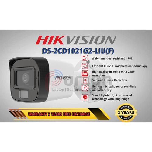 Jual IP CAMERA HIKVISION DS-2CD1021G2-LIU / LIU(F) 2 MP Smart Hybrid Light Fixed Bullet - LIU ...