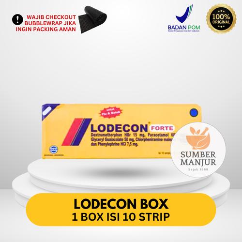 Jual LODECON FORTE BOX ISI 100 KAPLET / OBAT BATUK & FLU - Kab ...