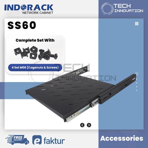 Jual INDORACK Sliding Shelf Depth 400 - 750mm Tatakan Ambalan Rack ...