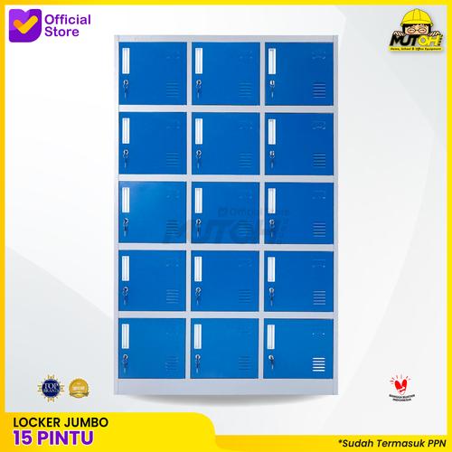 Promo Locker besi 15 pintu JUMBO lemari loker besi 15 pintu MUTOH2000 ...