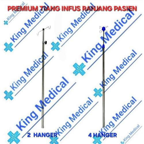 Jual Tiang Infus Ranjang Pasien / ICU & Kursi Roda - 4 GANTUNGAN ...