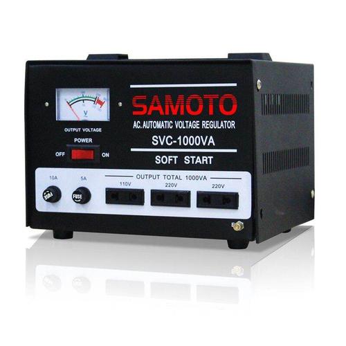Promo SAMOTO Stabilizer 500VA Voltage Regulator - SVC500 Stabilizer ...