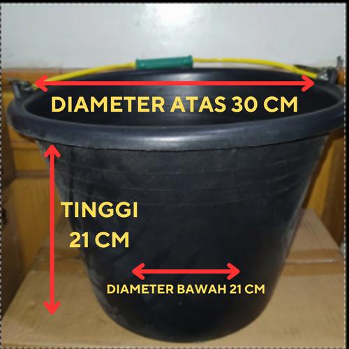Jual Ember Cor Besar Hitam Bangunan - Jakarta Barat - WWTRADING | Tokopedia