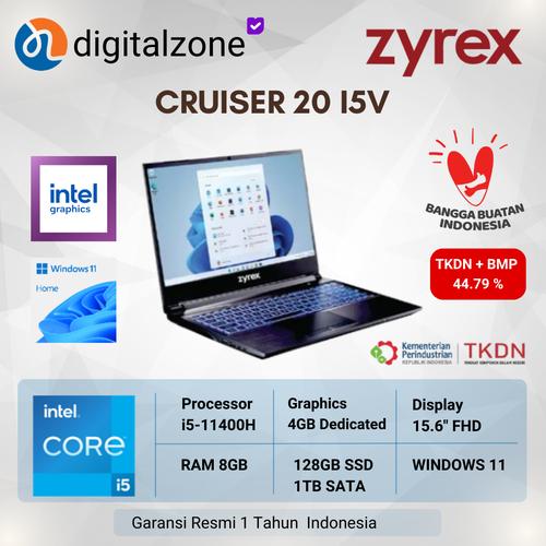 Promo ZYREX NOTEBOOK CRUISER 20 I5V - Core i5 11400H 8GB 128GB SSD ...