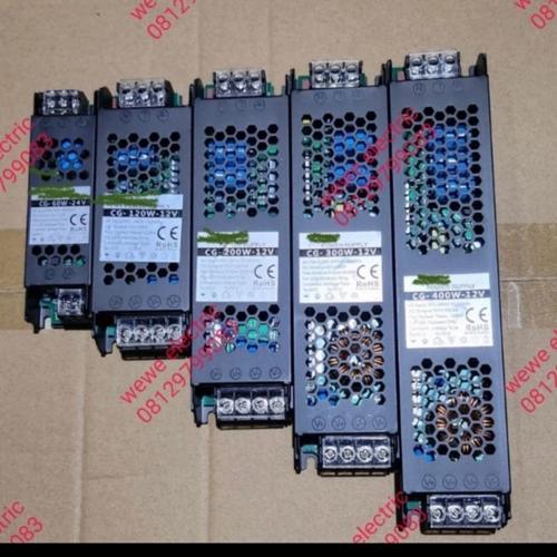 Jual ADAPTOR PSU JARING POWER SUPLY SLIM 12V 24V 100w 200w 300w 400w ...