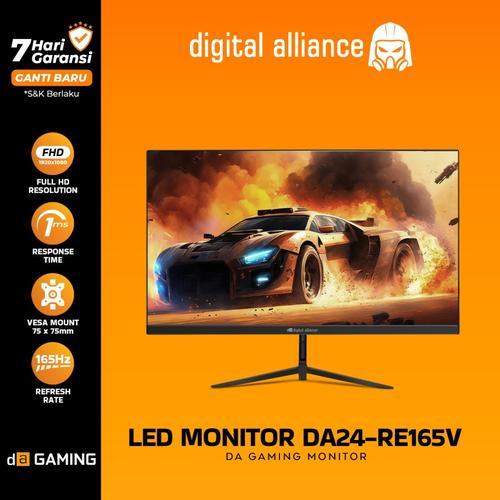 Promo Monitor LED Digital Alliance 24" Inch 1080p FHD IPS 165Hz 1ms ...