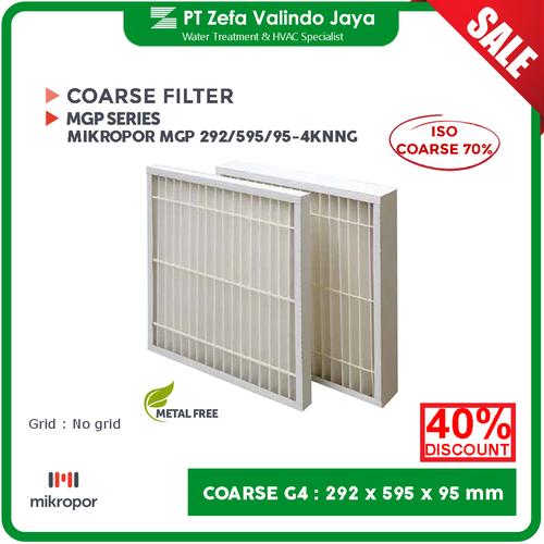 Promo PRE Filter G4 MIKROPOR 292 x 595 x 95 mm 12" 24" 4" - Kab. Bekasi ...