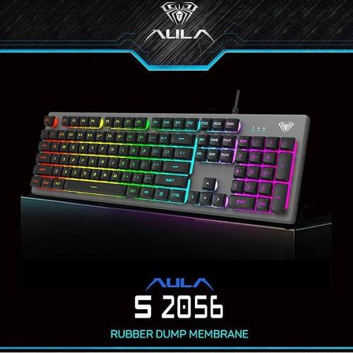 Jual Keyboard Gaming Membrane Aula S-2056 / S2056 Square / Kotak Led ...