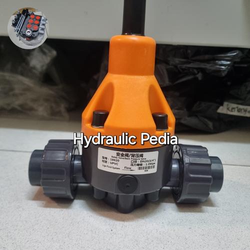 Jual Safety Valve PVC 3/4 inch DN 20 Jis 10k Socket // Back Pressure ...