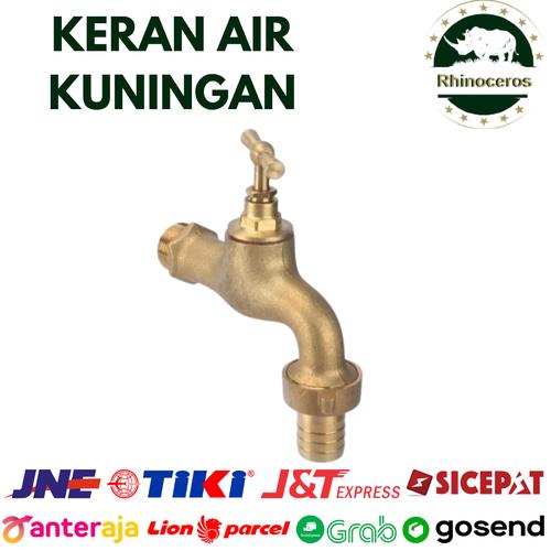 Jual Keran Air Kuningan T Handle Keran Taman Drat 1/2 dan 3/4 Keran Air ...