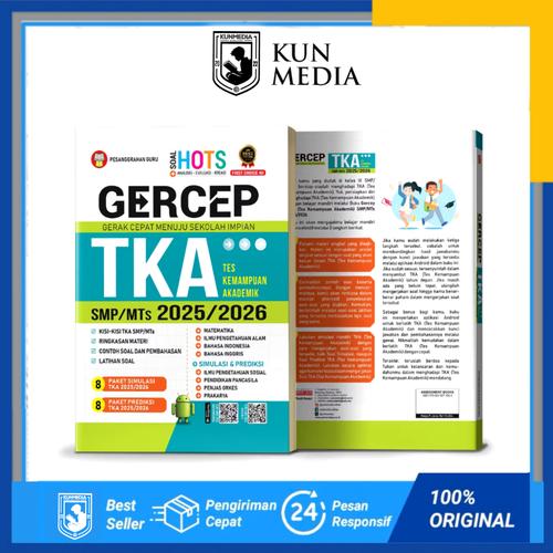 Jual Buku Gercep TKA (Tes Kemampuan Akademik) SMP/MTs 2025/2026 Yrama ...