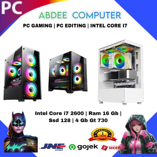 Jual CPU RAKITAN PC CORE I7 RAM 16 GB VGA 4 GB R7 250 GAMING EDITING - 2 GB GT 610 DD3, MEMORI 8 ...