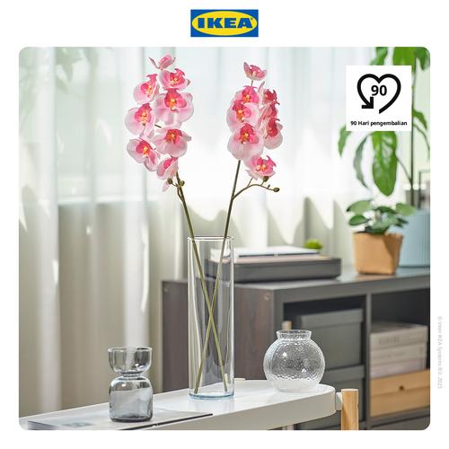 Jual IKEA SMYCKA Bunga Tiruan Anggrek Merah Muda 60cm Plastik - Jakarta ...