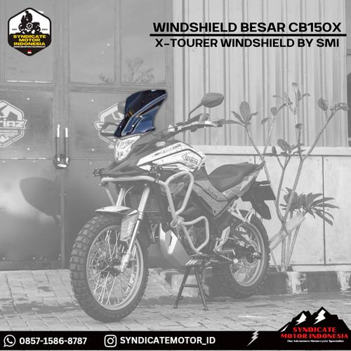 Jual Windshield Besar Honda CB150X Tourer Edition by SMI - Clear - Kota ...