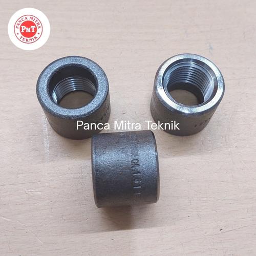 Jual 1/2" inch Half Coupling / Half Sock Besi A105 Class 3000 Drat NPT ...