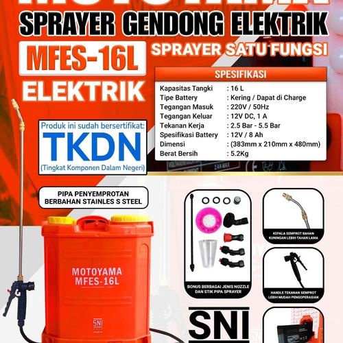 Jual Sprayer Electrik Motoyama - Jakarta Barat - Sinar Jaya Teruss ...