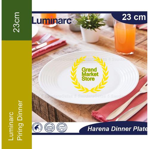 Jual Luminarc Piring Harena 23cm/Piring Makan/Piring Luminarc/Dinner Plate Piring Luminarc 23 cm ...
