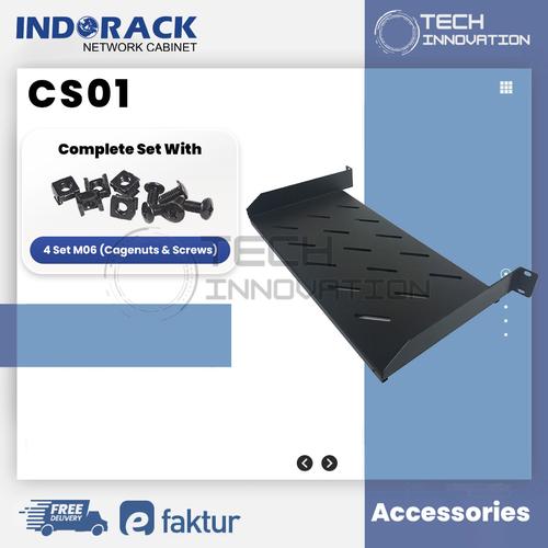 Jual INDORACK Cantilever Shelf 1U / 2U Tatakan Ambalan Wallmount Rak ...