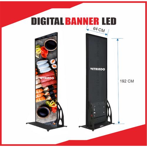 Jual BANNER POSTER DIGITAL LED VIDEOTRON LED POSTER BANNER LED IKLAN ...