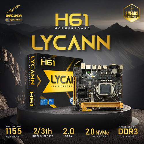 Jual ANACONODA LYCAN MOTHERBOARD H61 LGA 1155 SUPPORT NVME - Kota Depok - Sonic Computer Jakarta ...