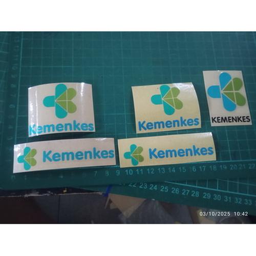 Jual Stiker Sticker Kemenkes Kementerian Kesehatan RI 2025 Cutting ...