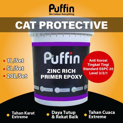 Jual Cat Protective Puffin Zinc Rich Primer Epoxy Cat Galvanis Anti ...