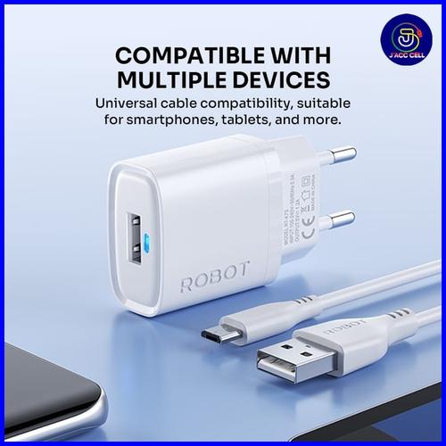 Jual RT-K7S 5V-1,2A Adapter + Kabel Micro USB Fireproof Charger White ...