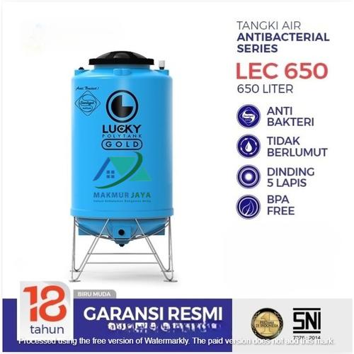 Jual Toren Lucky LPEC 65 - 650 Liter / Tandon Air Tangki Mudah Kuras ...
