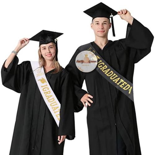 Jual Sash Graduation / Selempang Wisuda / Selempang Graduation - Hitam ...