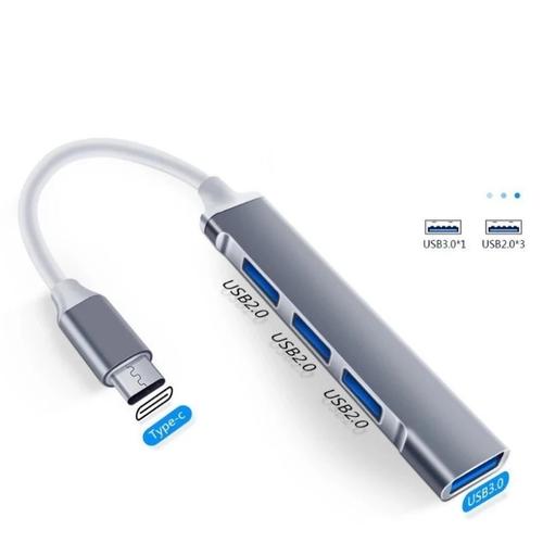 Jual TYPE C USB 3.0 HUB 4 PORT HIGH SPEED TYPE C TO USB HUB C-809 ...