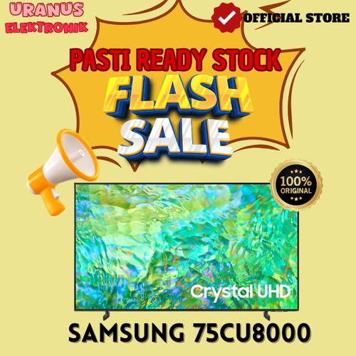 Jual SAMSUNG 75CU8000 75" CRYSTAL CU8000 UHD 4K SMART TV 75 INCH ...